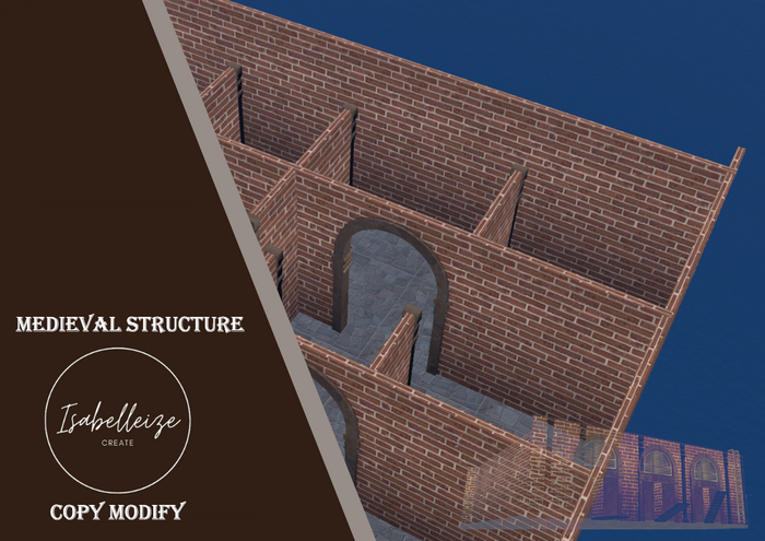 Second Life Marketplace - Mega Structure medieval Copy Modify